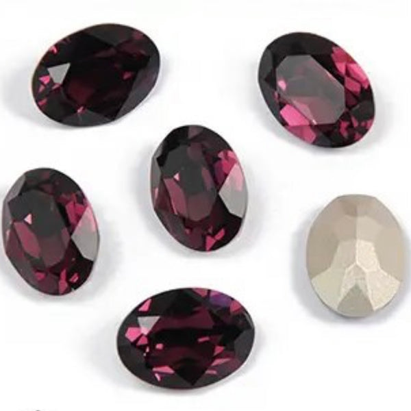 Crystals oval 10x 14mm – Exclusive Craft
